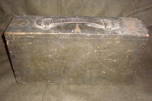 War Department Militaria | Rare WWI Vickers Machine Gun Wooden Ammo Box