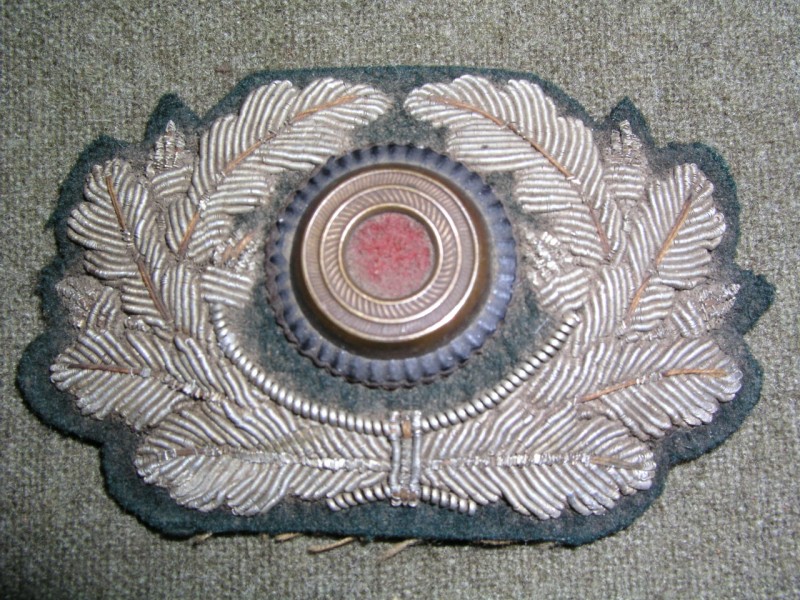 War Department Militaria | WWII German Army Officer's Cap Wreath & Cockade