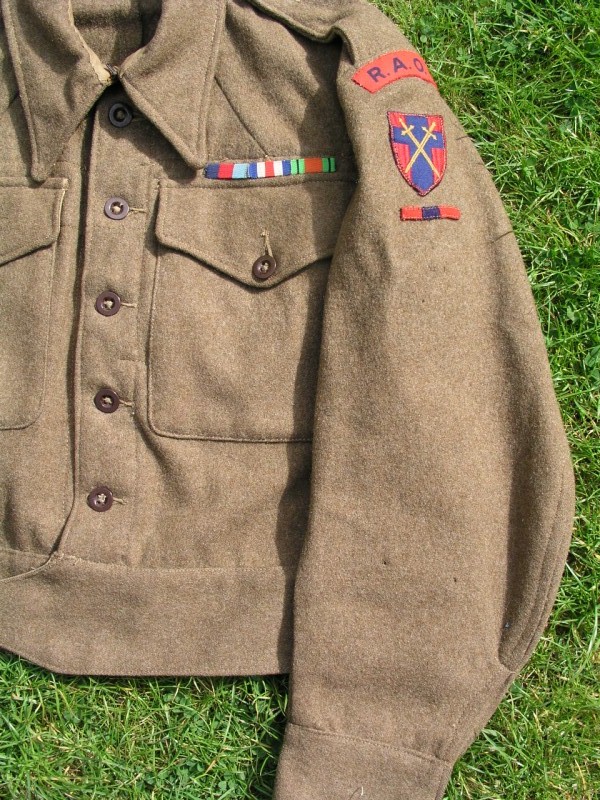 War Department Militaria | Excellent RAOC 21st Army Group Battledress ...