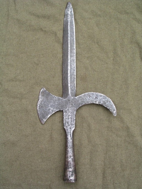 War Department Militaria | Rare 17th-18th Century Scottish Halbard