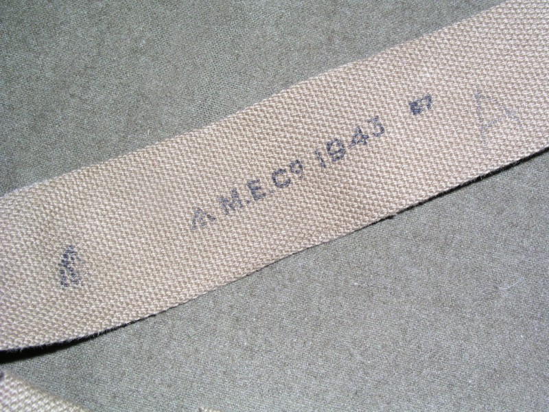 War Department Militaria | Rare Sten Gun Webbing Bandolier