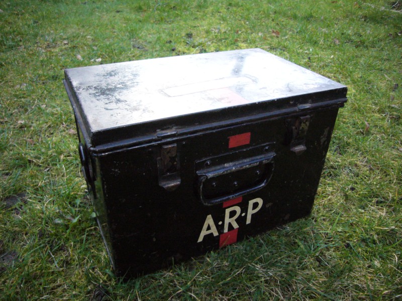 War Department Militaria | WWII ARP First Aid Tin