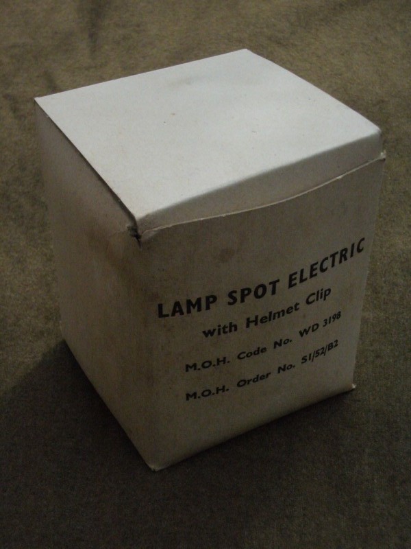 War Department Militaria | WWII ARP Blackout Helmet Lamp