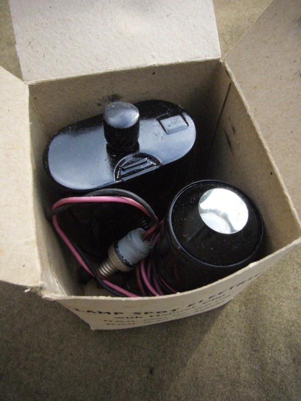 War Department Militaria | WWII ARP Blackout Helmet Lamp