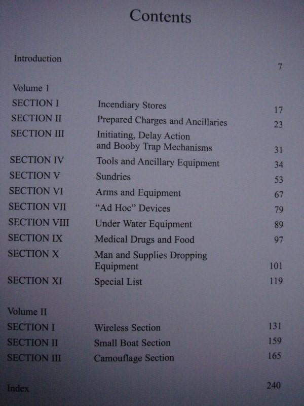 War Department Militaria | SOE Equipment Manual