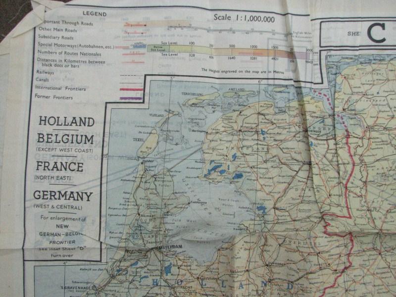 War Department Militaria | WWII Silk Escape Map