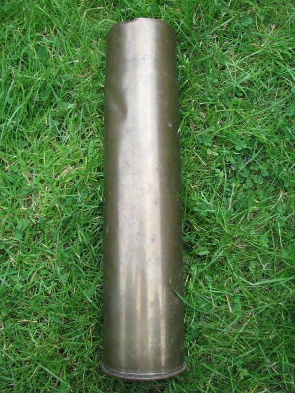 War Department Militaria | Pre-WWI French 75mm Artillery Shell Case