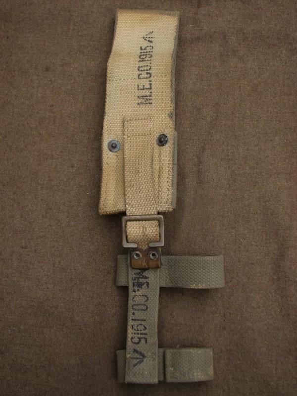 War Department Militaria | Rare 1908 Pattern Webbing Bayonet Frog and ...