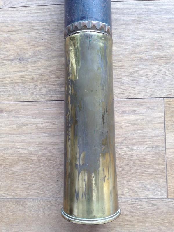 War Department Militaria | Very fine inert WWI 18-pounder Artillery Shell