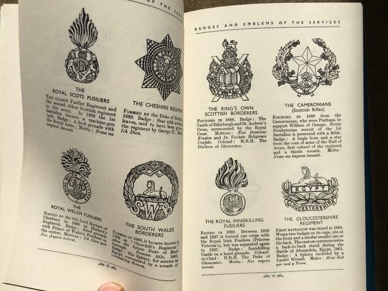 War Department Militaria | 1940 British Armed Forces Insignia Book