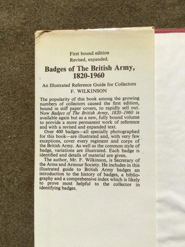 War Department Militaria | British Army Badges Book