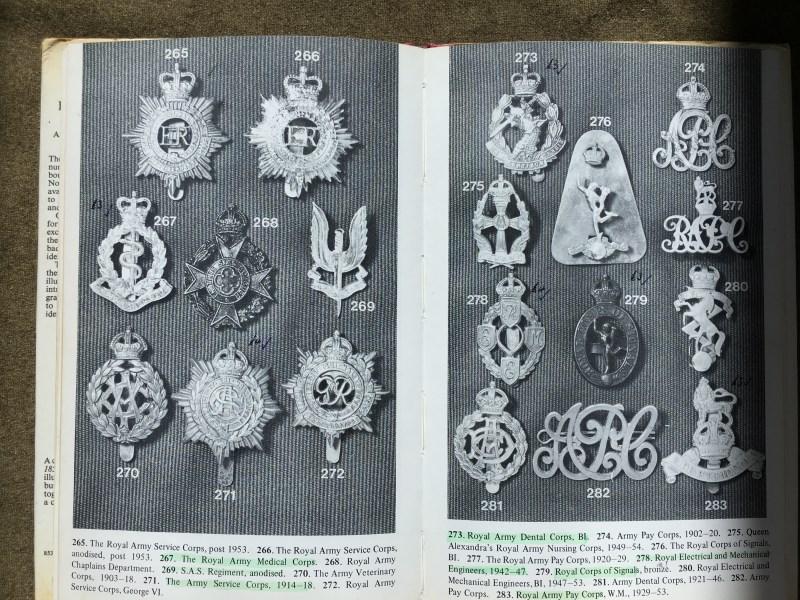War Department Militaria | British Army Badges Book