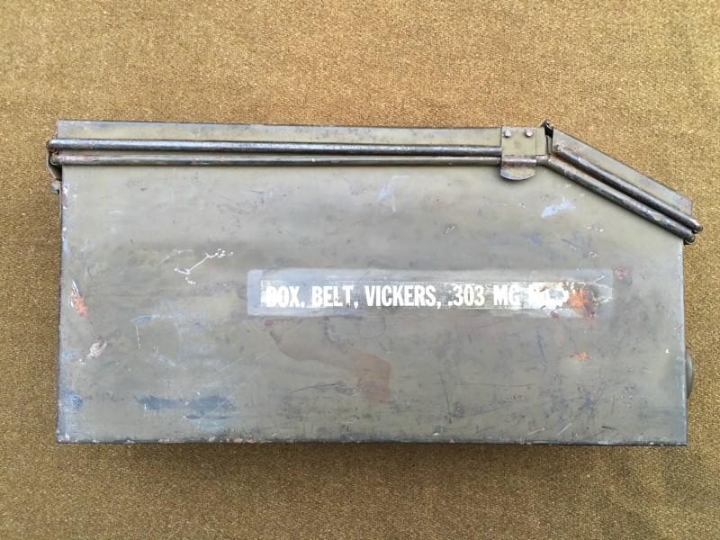 War Department Militaria | WWII No 10 AFV Vickers Machine Gun Ammo Box
