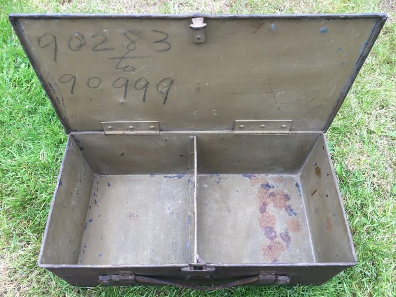 War Department Militaria | Rare WWI Lewis Machine Gun Ammunition Box ...