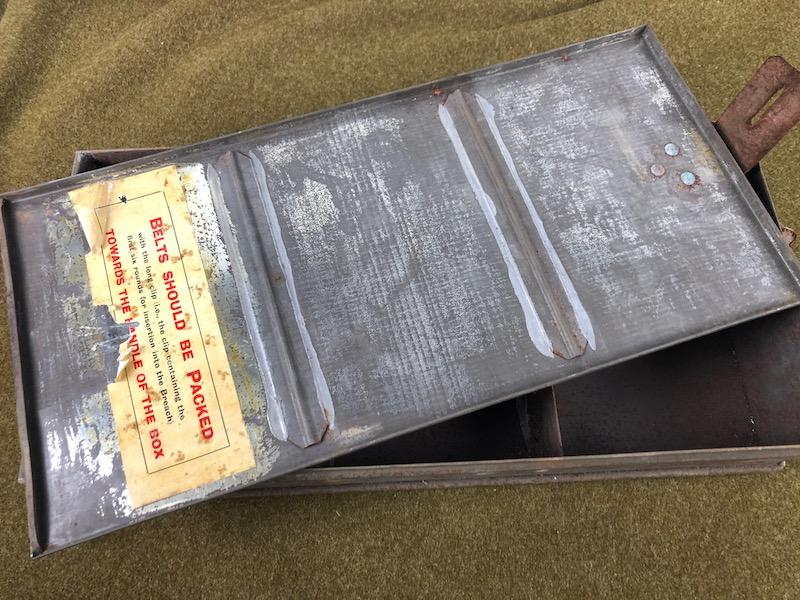 War Department Militaria | WWI Tank Corps Hotchkiss Machine Gun Ammo Box