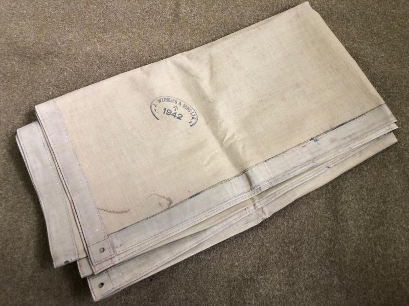 War Department Militaria | Exceptional 1942 British Army Groundsheet