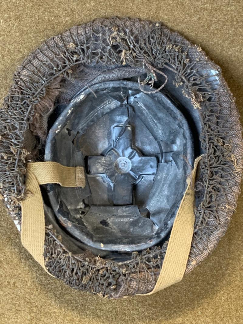 War Department Militaria | Scarce 1944 Mk III Helmet with original ...