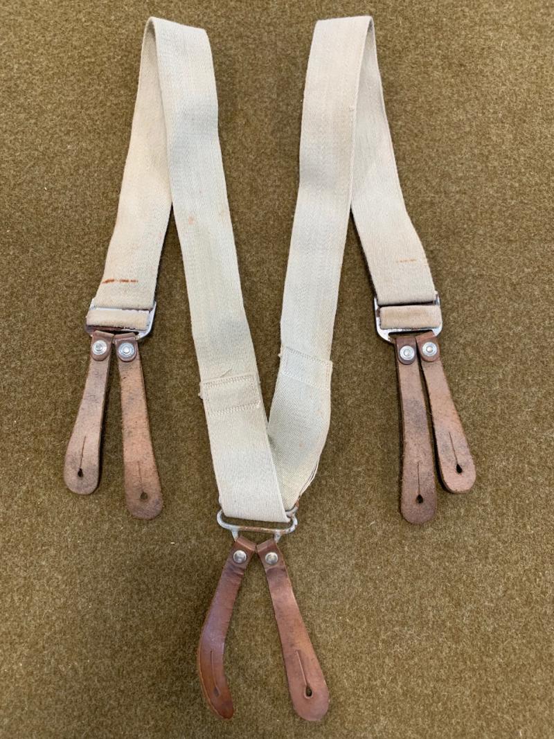 War Department Militaria | 1940 British Army Trouser Braces