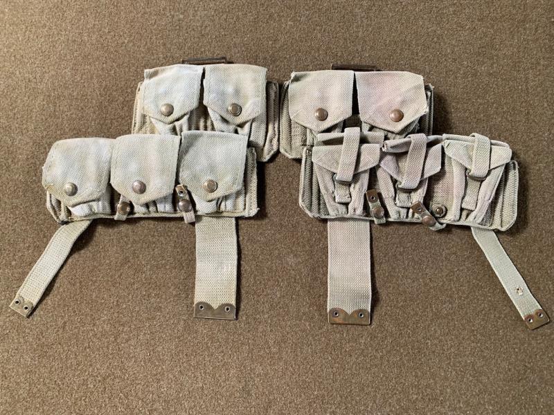 War Department Militaria | Pattern 1908 Webbing Cartridge Carriers