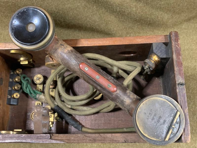 War Department Militaria | Rare Great War Portable Telephone Set C Mark II