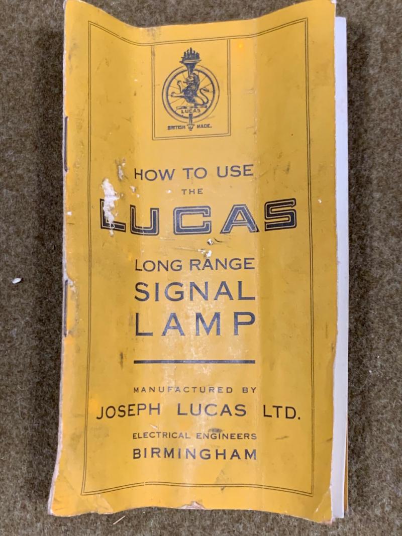 War Department Militaria | Early Lucas Long Range Signal Lamp