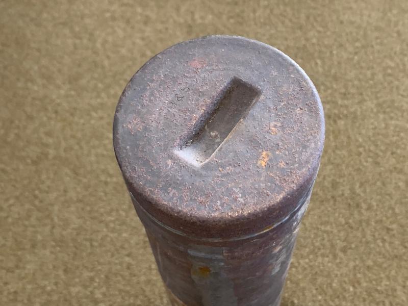 War Department Militaria | Rare 1940 RAF Aerial Bomb Fuze Canister
