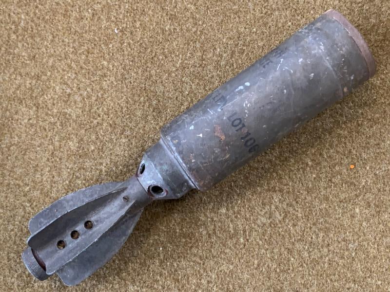 War Department Militaria | Inert WWII 2-Inch Mortar Round