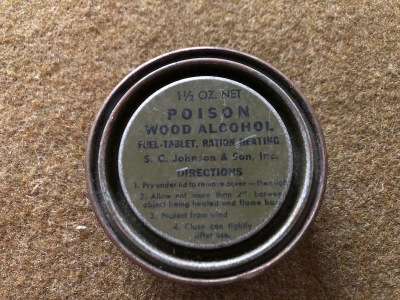 War Department Militaria | WWII US Army Fuel Tablet, intact